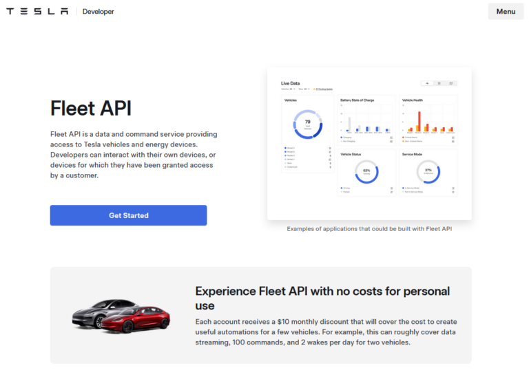 Tesla: Nutzung der Fleet-API mit eigenem Entwickler-Konto – Ronny Winkler